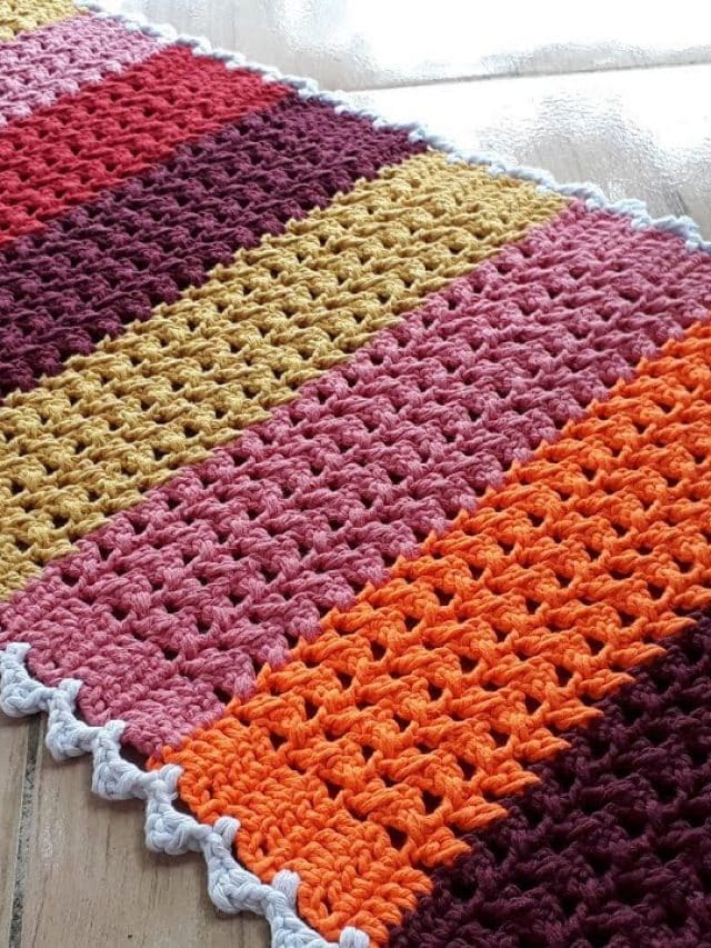 Crochê retangular – 6 modelos de tapetes para se inspirar! - A Arquiteta