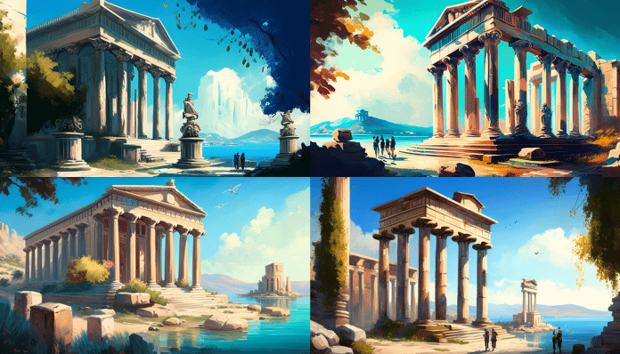 Explorando a Beleza e a Complexidade da Arquitetura Grega: Um ...