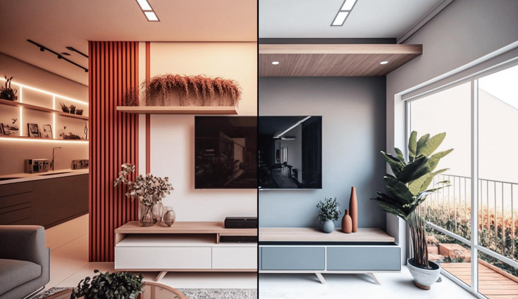 Painel Ripado De Madeira: Como Transformar Sua Sala Pequena. - A Arquiteta