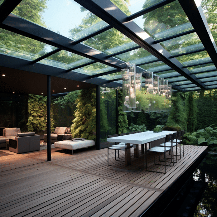 Pergolado De Vidro: Charme E Elegância Na Natureza.
