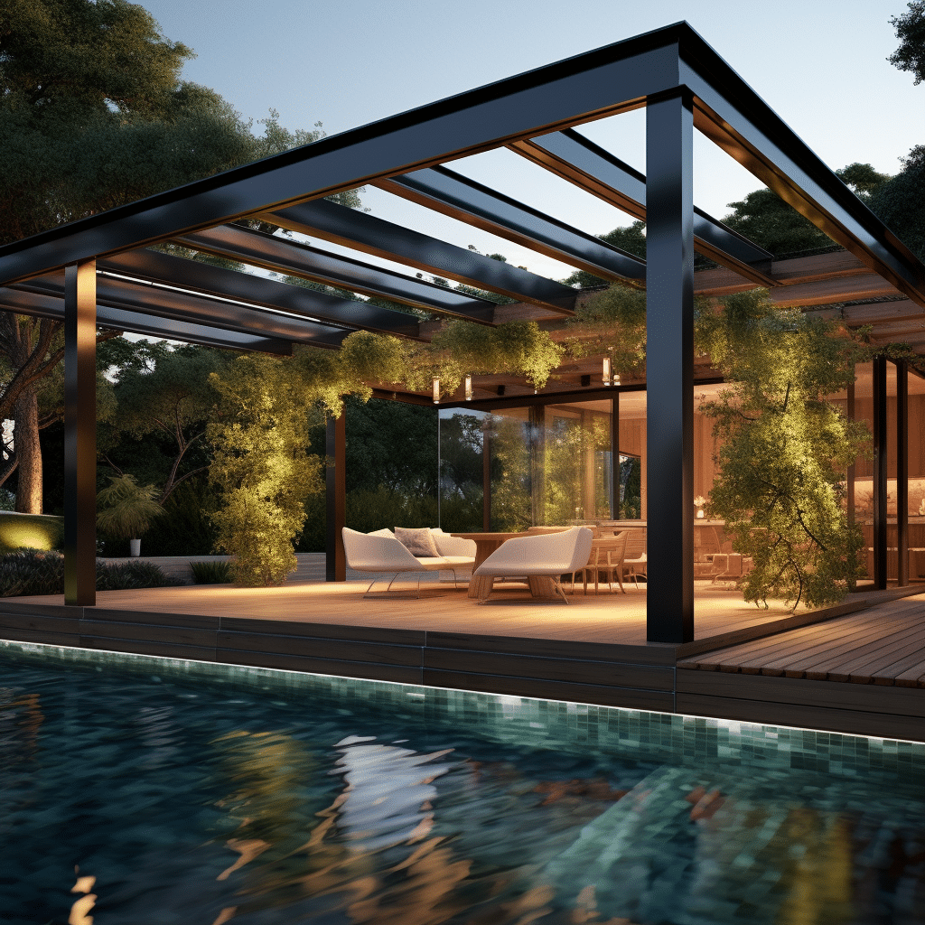 Pergolado De Vidro: Charme E Elegância Na Natureza.