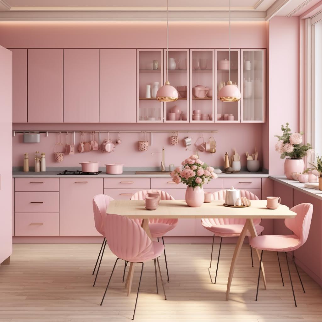 Inspire-se Com A Cozinha Rosa: Dicas Para Criar Um Ambiente Charmoso E ...