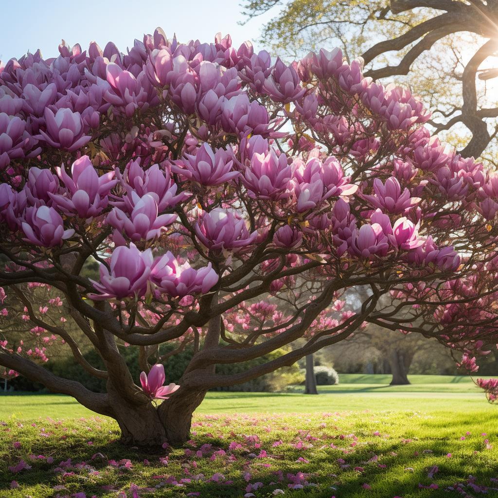 Arvore De Magnolia Roxa
