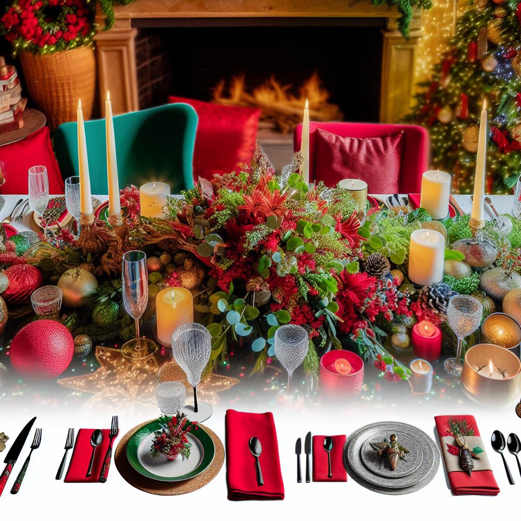 Mesa De Decoração De Natal: As 7 Tendências Atuais Que Vão Transformar ...