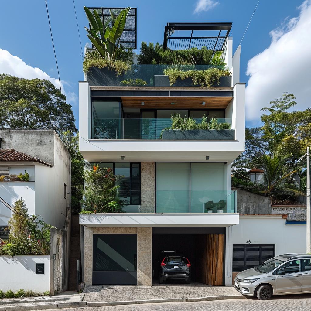 Casa Em Terreno Estreito: 5 Dicas Para Projetos Funcionais E Modernos.