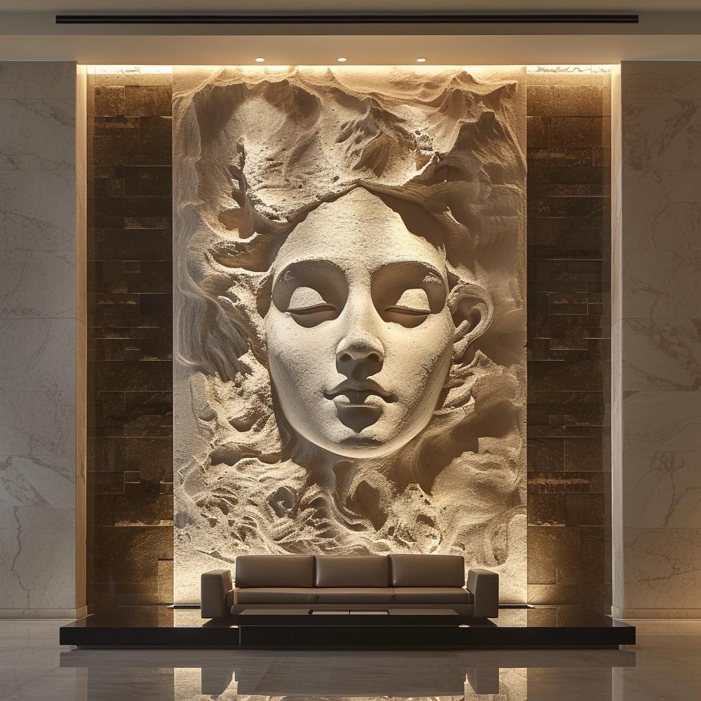 Escultura De Parede De Arvore