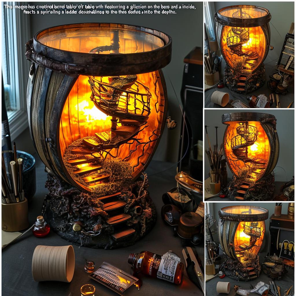 Mesa Infinita De Tonel - Transforme Seu Trabalho Com Essa Técnica Criativa.