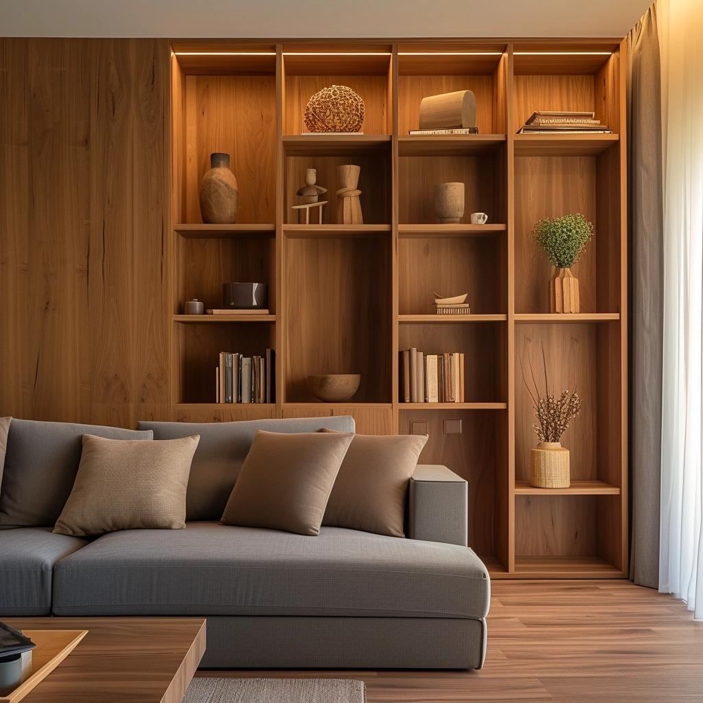 Rusticidade Moderna: Nichos De Madeira Que Vão Transformar Seu Ambiente