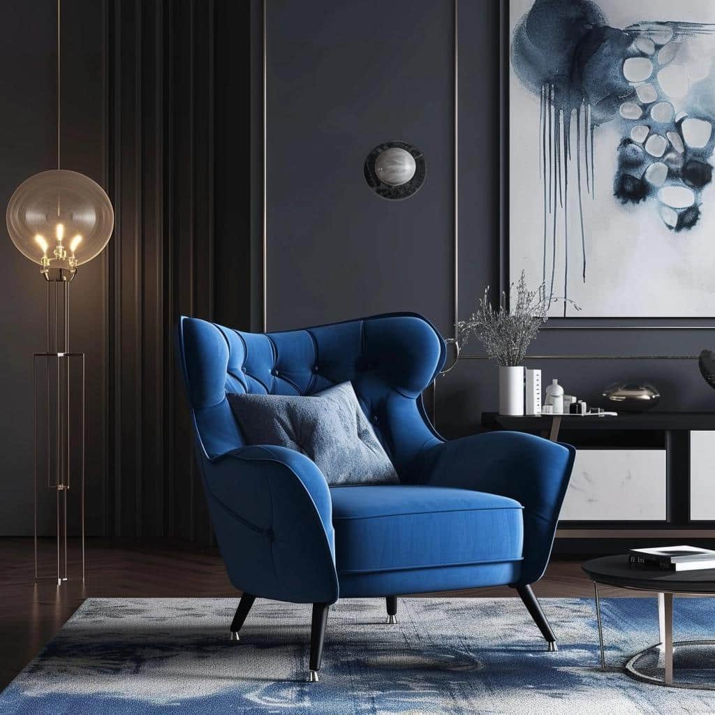 Conforto Em Azul: Poltronas Azuis Que São Puro Luxo