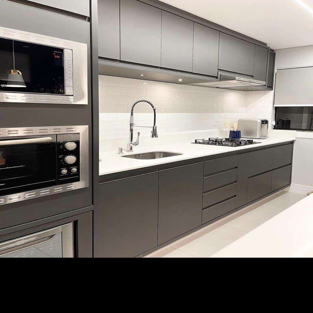 5 Cozinhas Planejadas Na Cor Cinza Que São Pura Inspiração