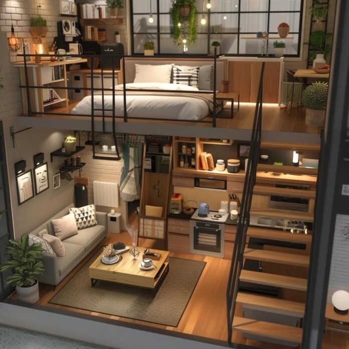 Mini Casa 5x5 Metros Estilo Loft: Ideias E Como Ganhar Dinheiro Com ...