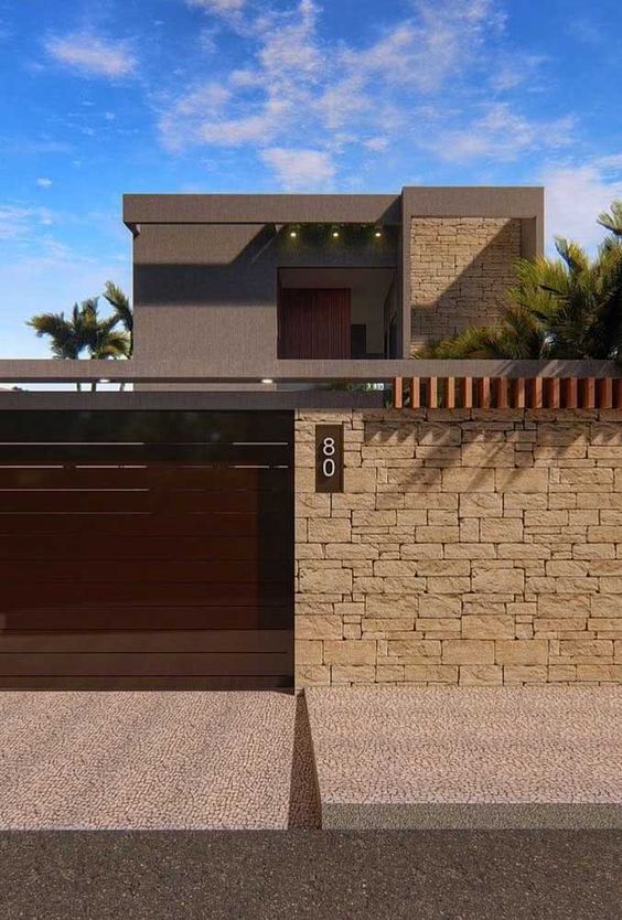 15 Modelos De Muros Modernos Para Inspirar Sua Casa