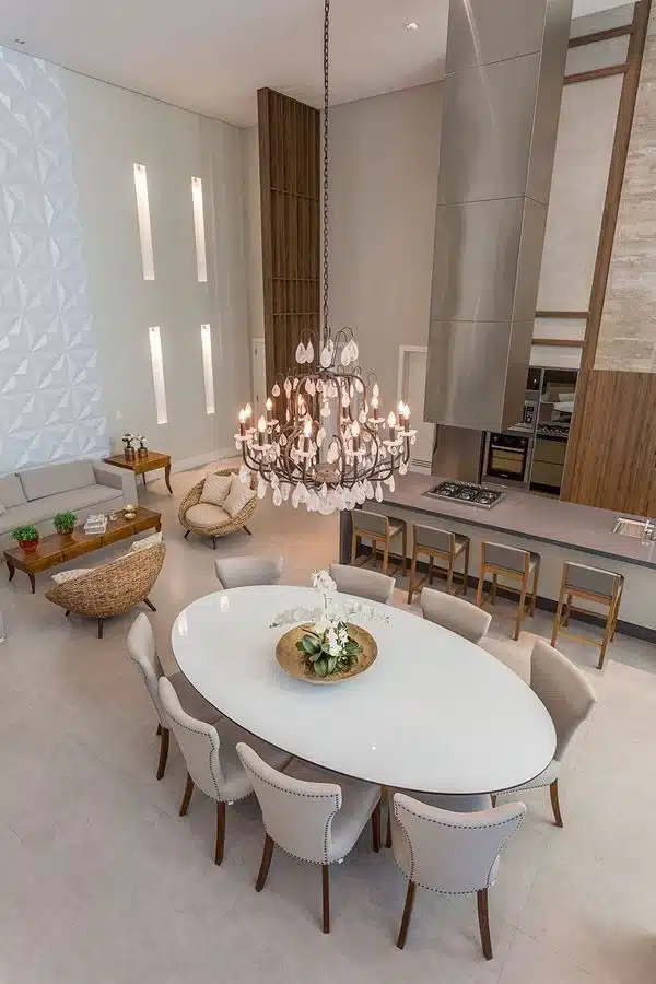 14 Inspirações Impressionantes Para Sala Com Pé Direito Duplo
