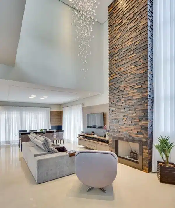 14 Inspirações Impressionantes Para Sala Com Pé Direito Duplo