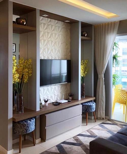 15 Ideias De Salas De TV Decoradas Que Você Vai Adorar