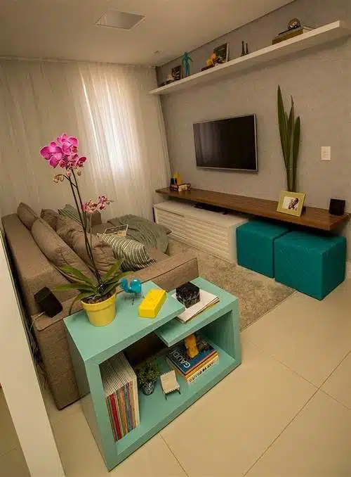 15 Ideias De Salas De TV Decoradas Que Você Vai Adorar