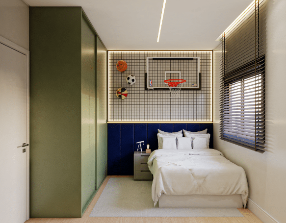 Quarto 2x3 Solteiro: Como Otimizar O Espaço E Criar Um Ambiente ...