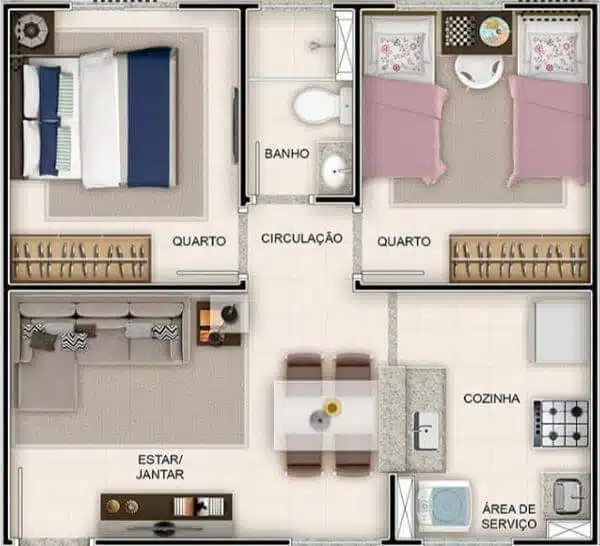 Projeto De Casas Simples