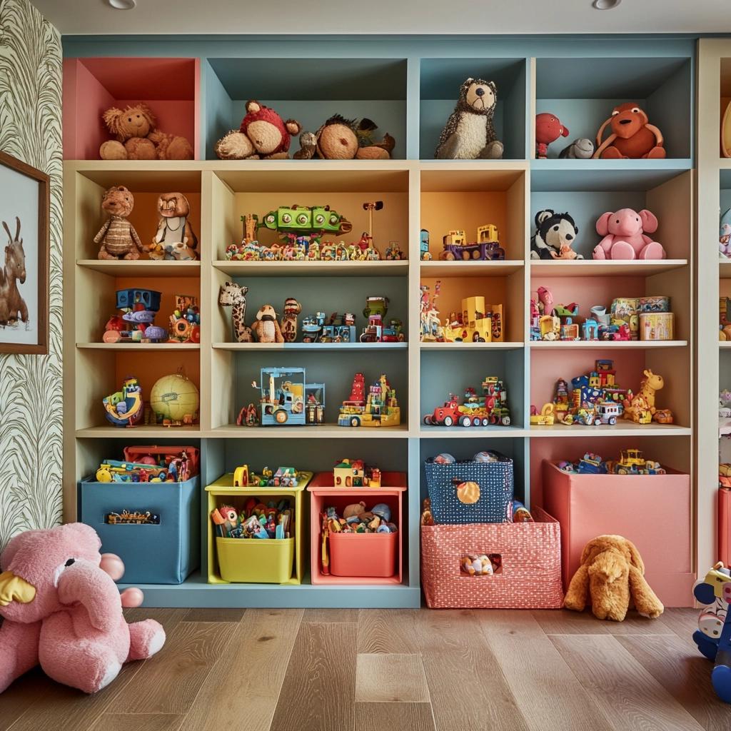 Estante Para Brinquedos: 10 Ideias Para Deixar Tudo Em Ordem.