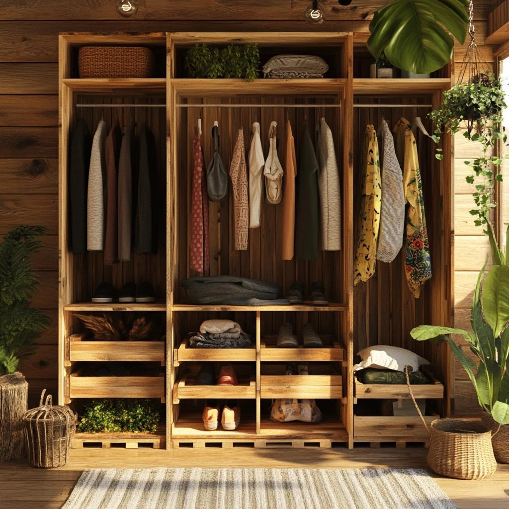 Aprenda A Fazer Um Guarda-Roupa De Pallet Com 50 Ideias Inspiradoras