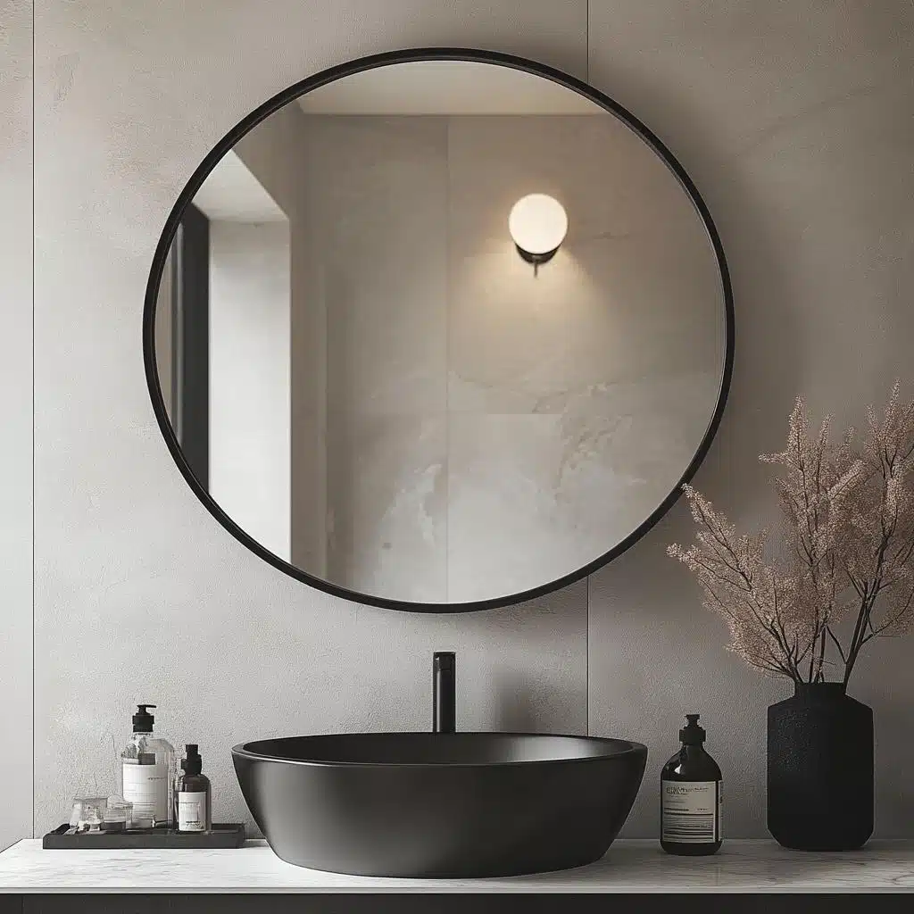 ESPELHO REDONDO PARA BANHEIRO: 10 MODELOS MODERNOS E VERSÁTEIS