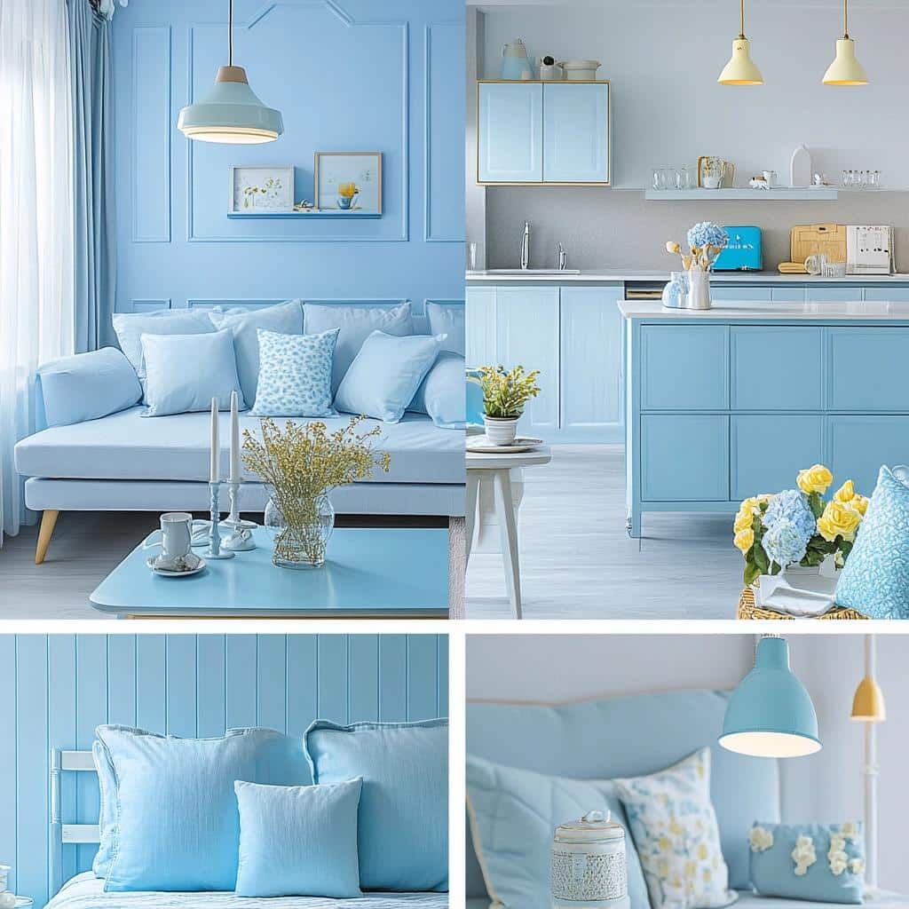 10 Maneiras De Incluir O Azul Pastel Em Sua Decoração
