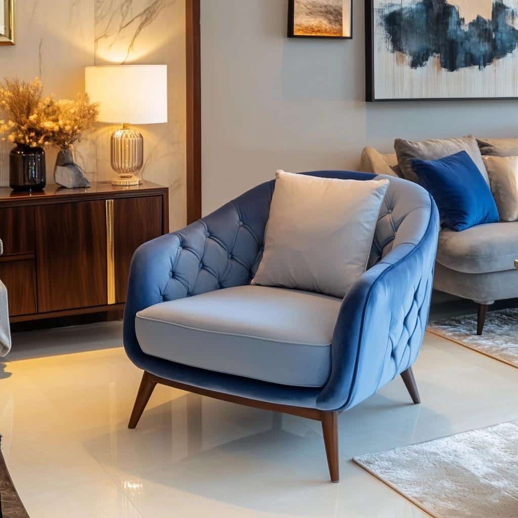 10 Modelos De Poltrona Azul Para Ampliar O Conforto Na Decoração