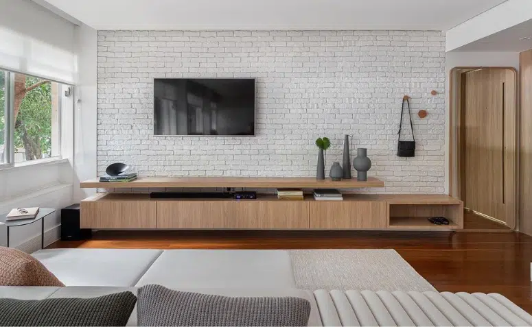 10 Modelos De Rack Para Sala Grande Que Preenchem O Espaço Com Elegância