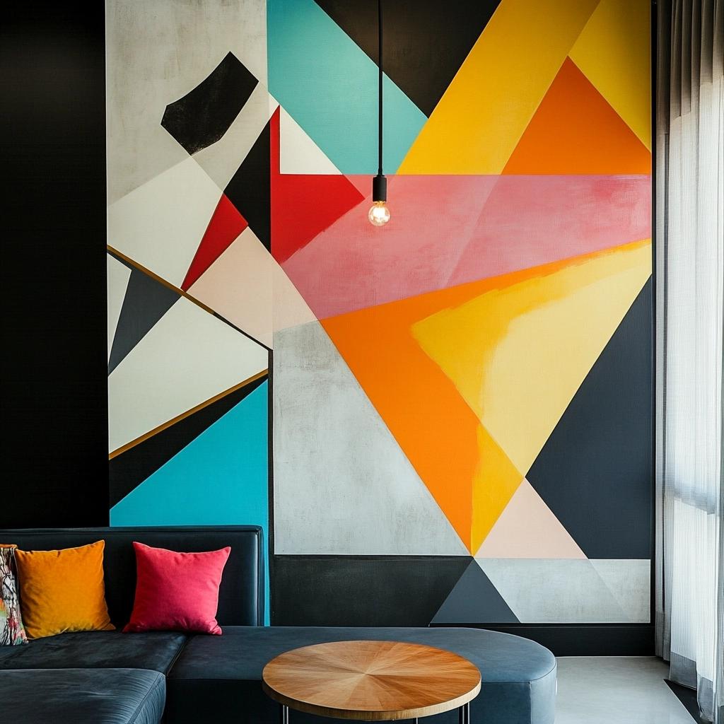 Parede Geométrica: 10 Ideias Inspiradoras Para Decorar Seu Espaço