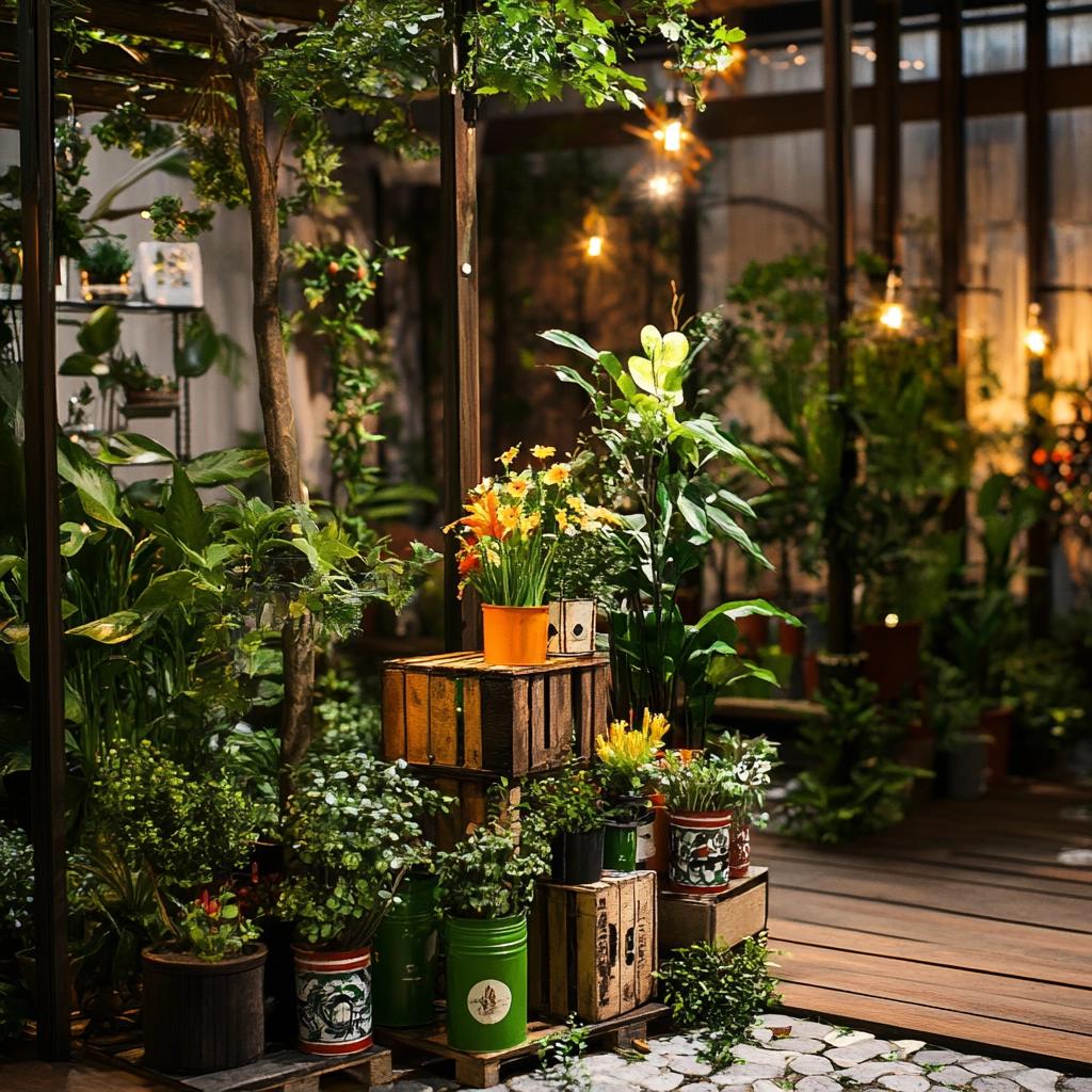 Mini Jardim Com Vasos Reutilizados: Decoração Verde Com Custo Quase Zero
