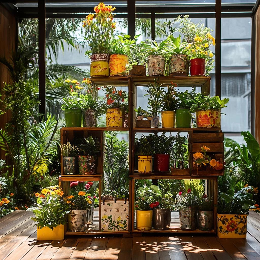 Mini Jardim Com Vasos Reutilizados: Decoração Verde Com Custo Quase Zero