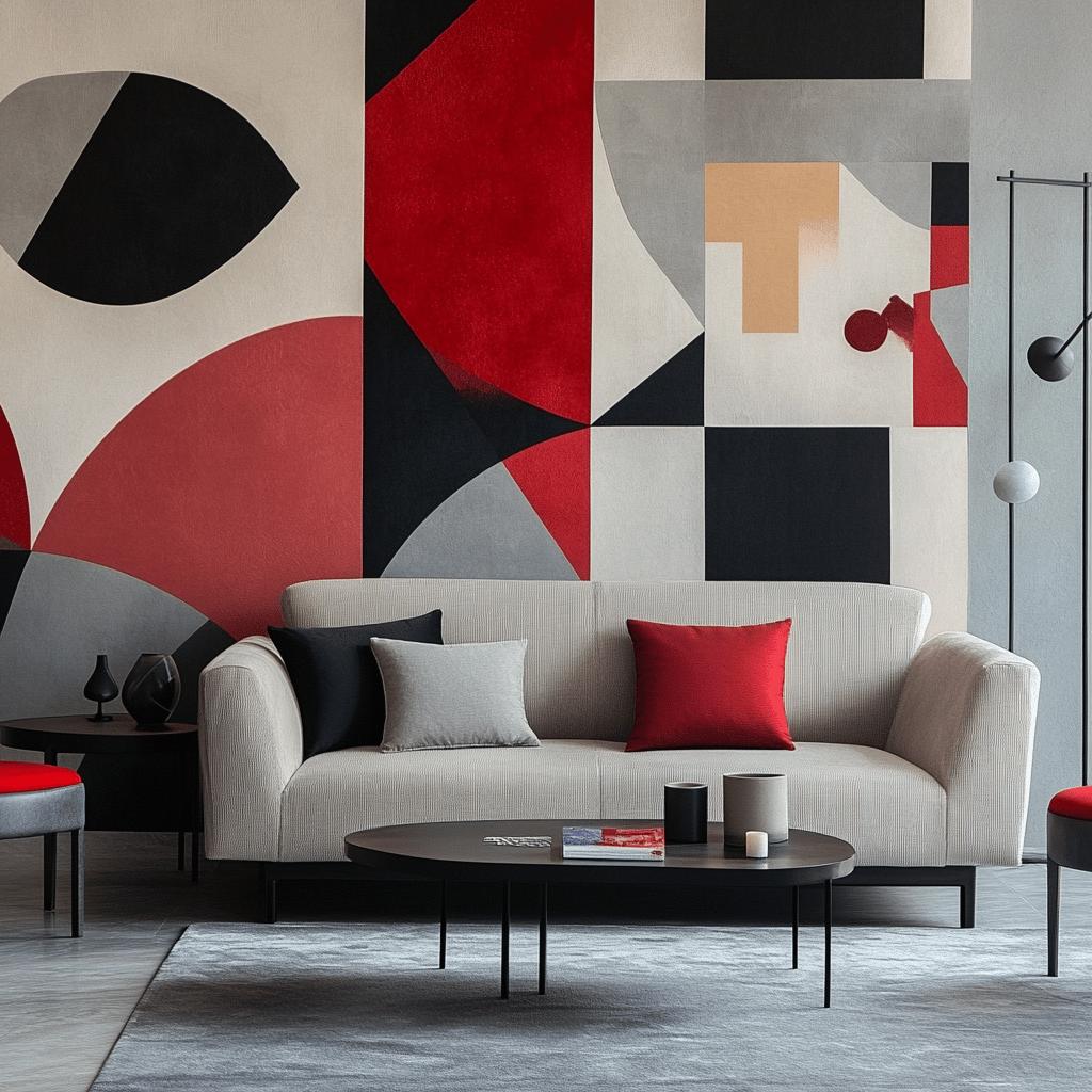 Inspirações Para Decorar Seu Espaço Com Parede Geométrica