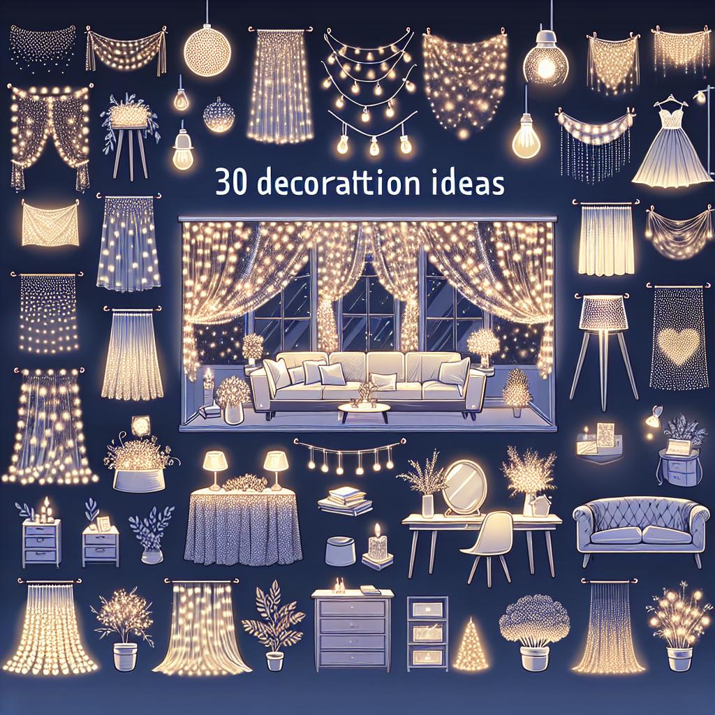 10 Inspirações Para Decorar Com Cortinas De Led