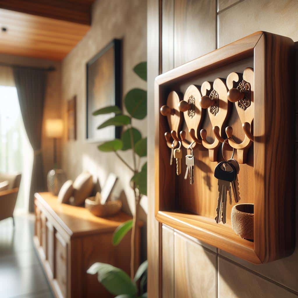 10 Inspirações Criativas De Porta-Chaves Para Organizar Sua Casa