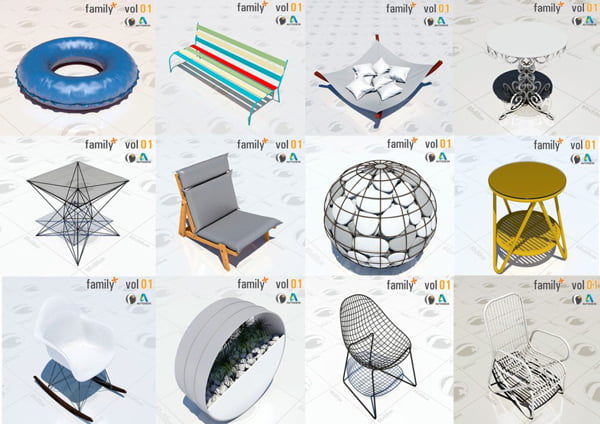 Biblioteca de Famílias Revit Completa | A Arquiteta