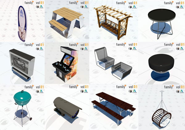 Biblioteca de Famílias Revit Completa | A Arquiteta