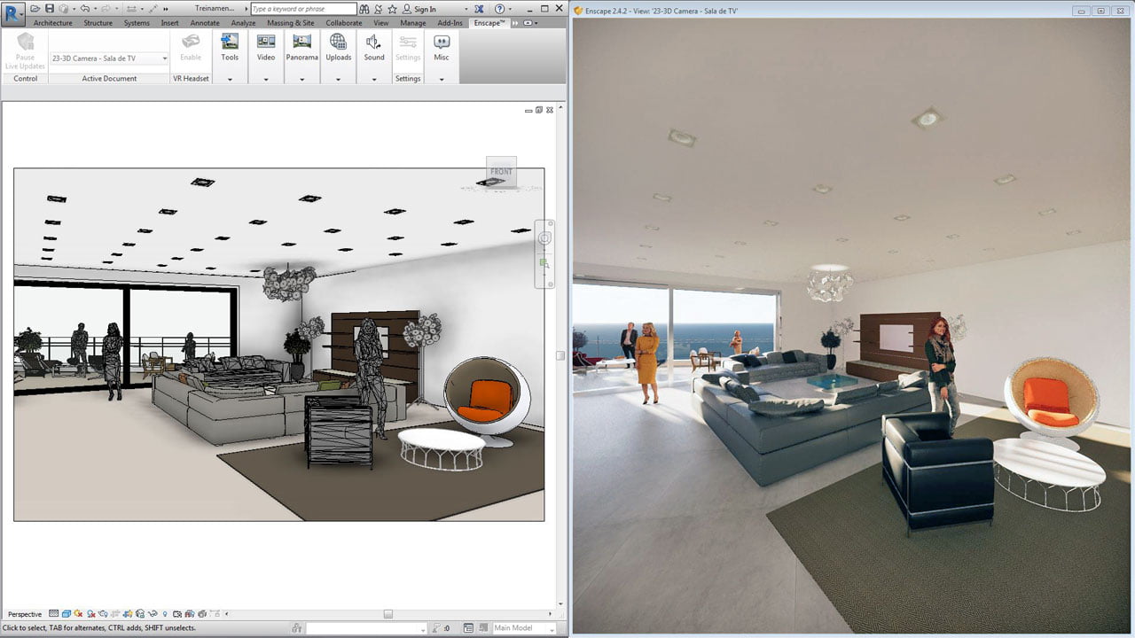 Curso de Enscape para Revit | Render e Realidade Virtual | A Arquiteta